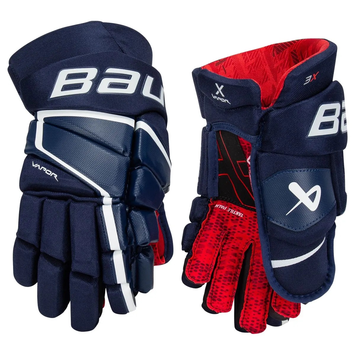 Купить Перчатки Bauer Vapor 3X S22 взрослые в Казахстане — цена Hockey1.kz